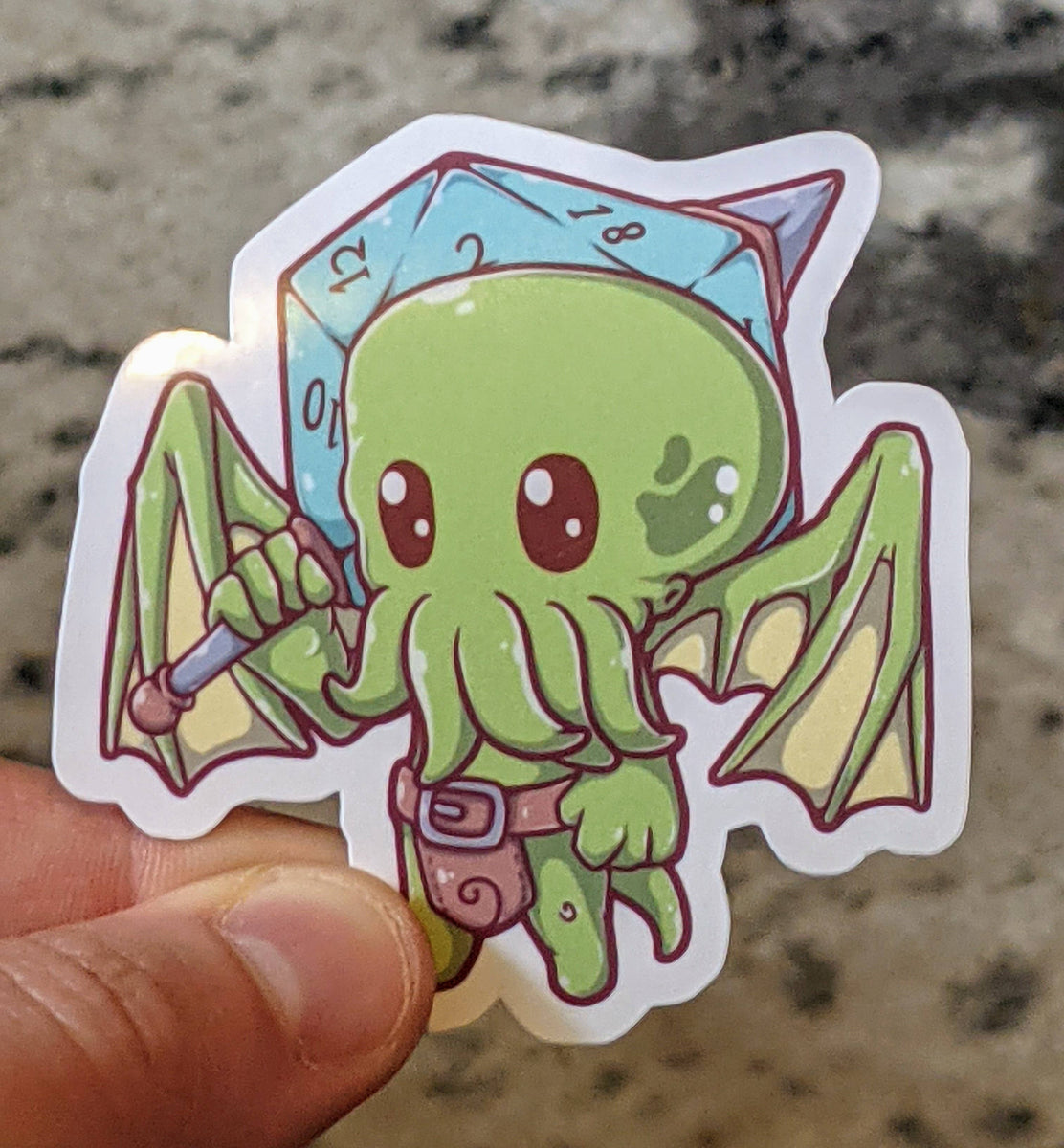 Sticker: Chibithulu Monster Waterproof – Halcyon Games