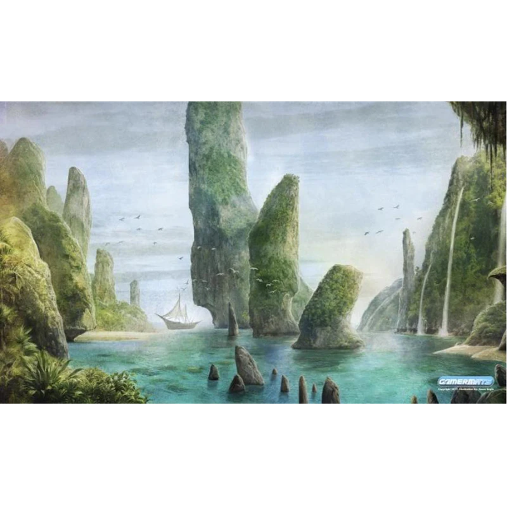 Playmat: Island - Jason Engle – Halcyon Games