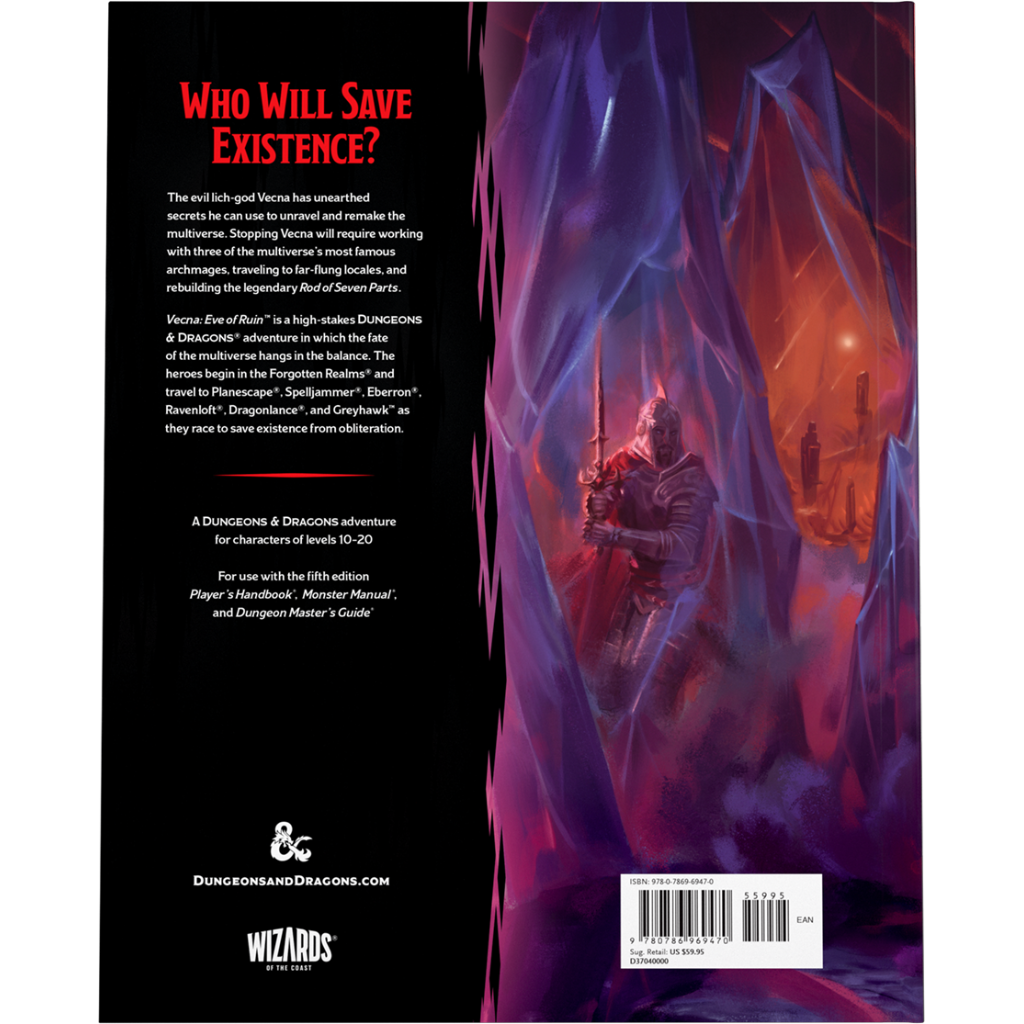 DND 5E Vecna: Eve of Ruin – Halcyon Games