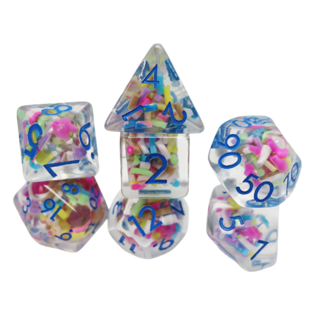 FBG RPG Dice Set Ice Cream Sprinkles – Halcyon Games