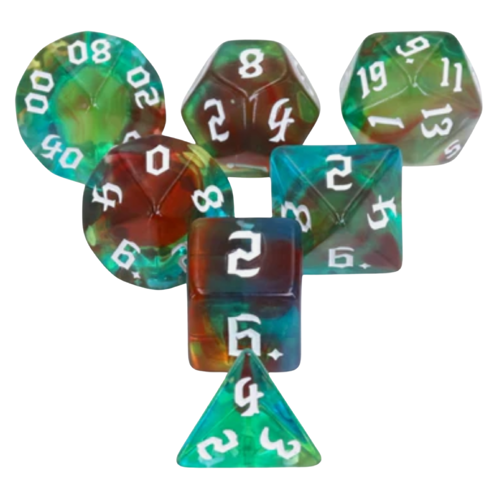 FBG RPG Dice Set Wind Elves – Halcyon Games